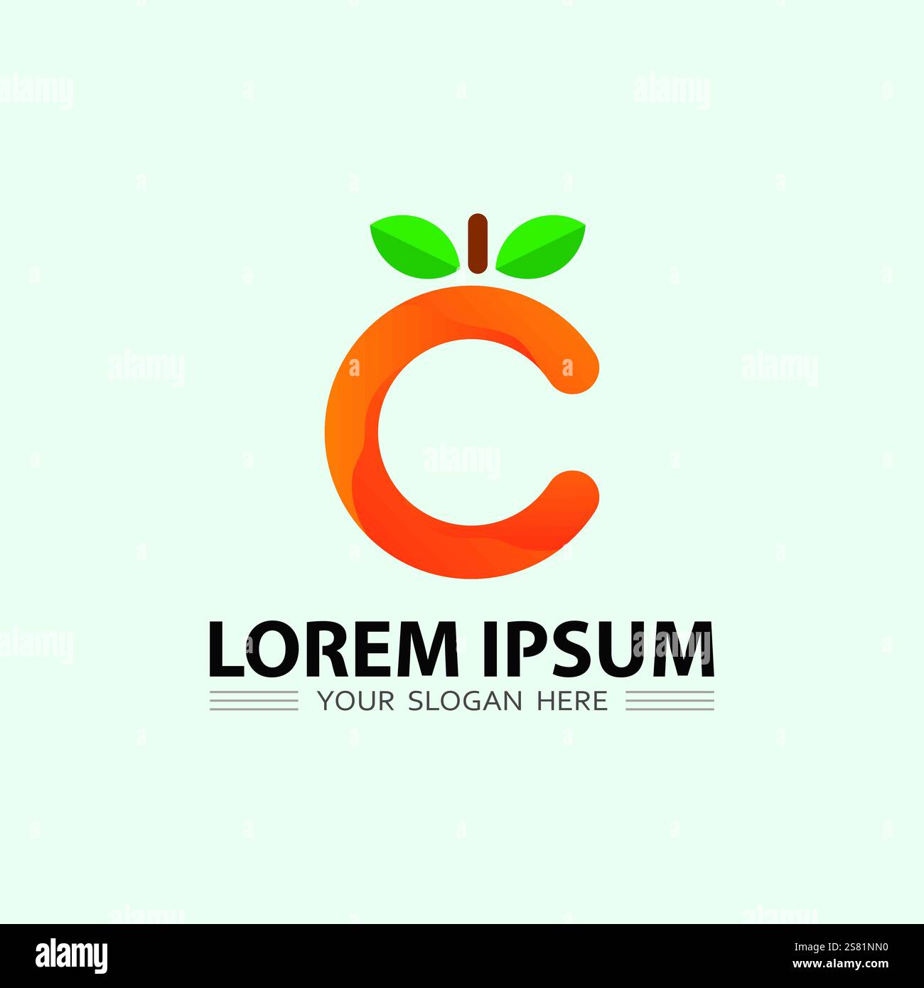 Fruits icon and Fruit logo design fresh fruits tropical nature food ...