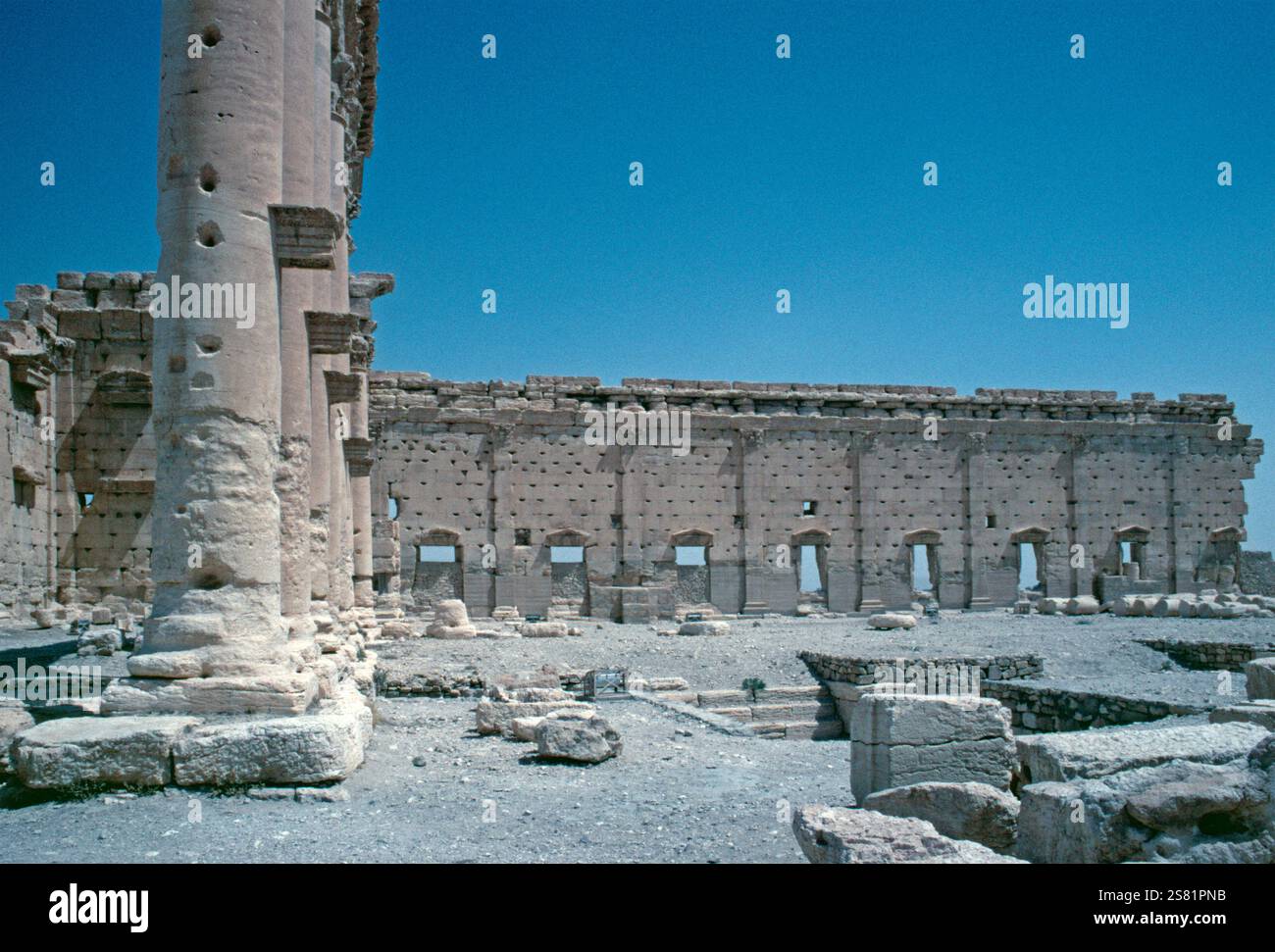 Temple of Bel, Palmyra, Tadmor, Syria, May 1987 Stock Photo - Alamy
