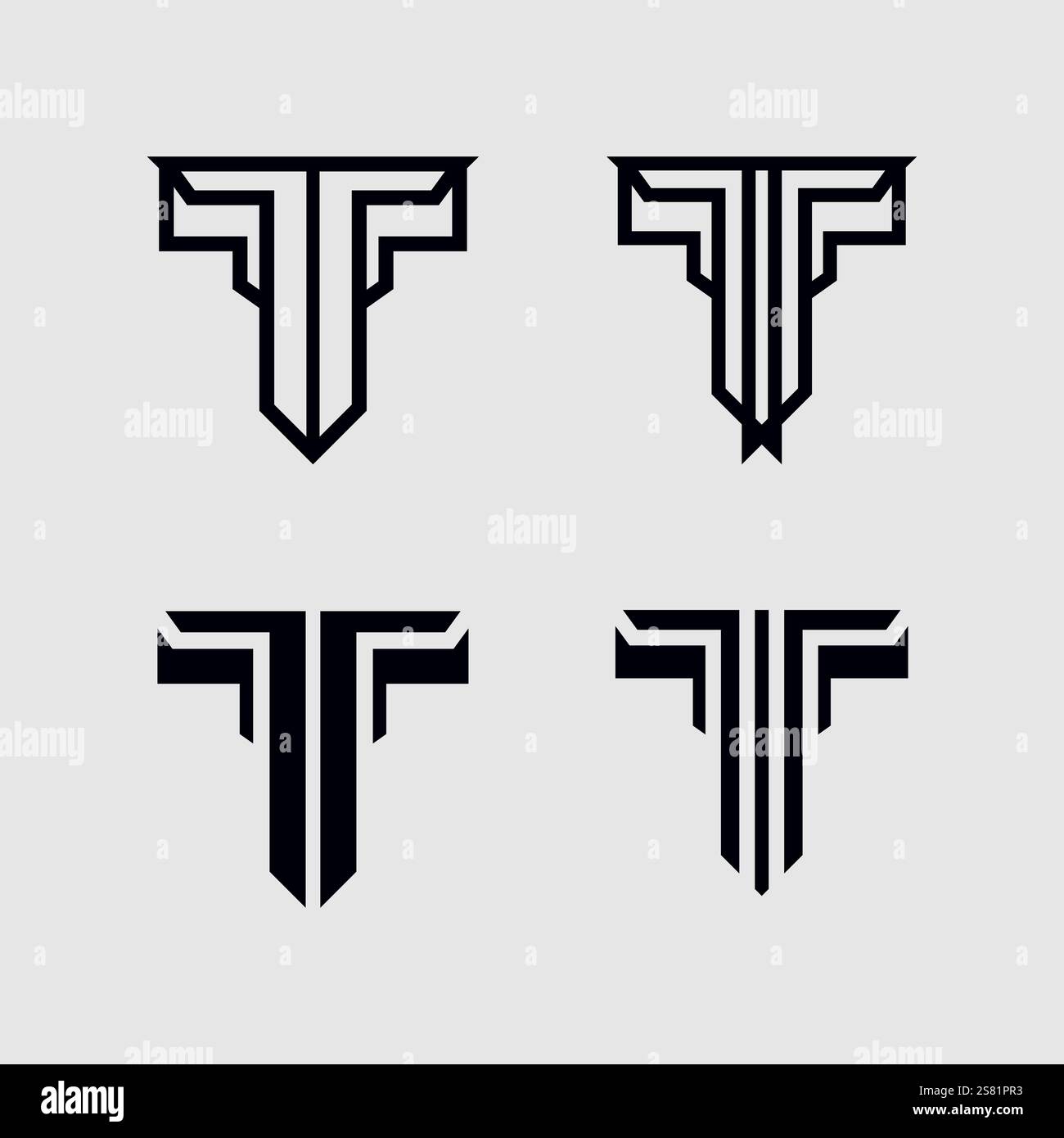 letter T logo image and font T design graphic vector Stock Vector Image ...