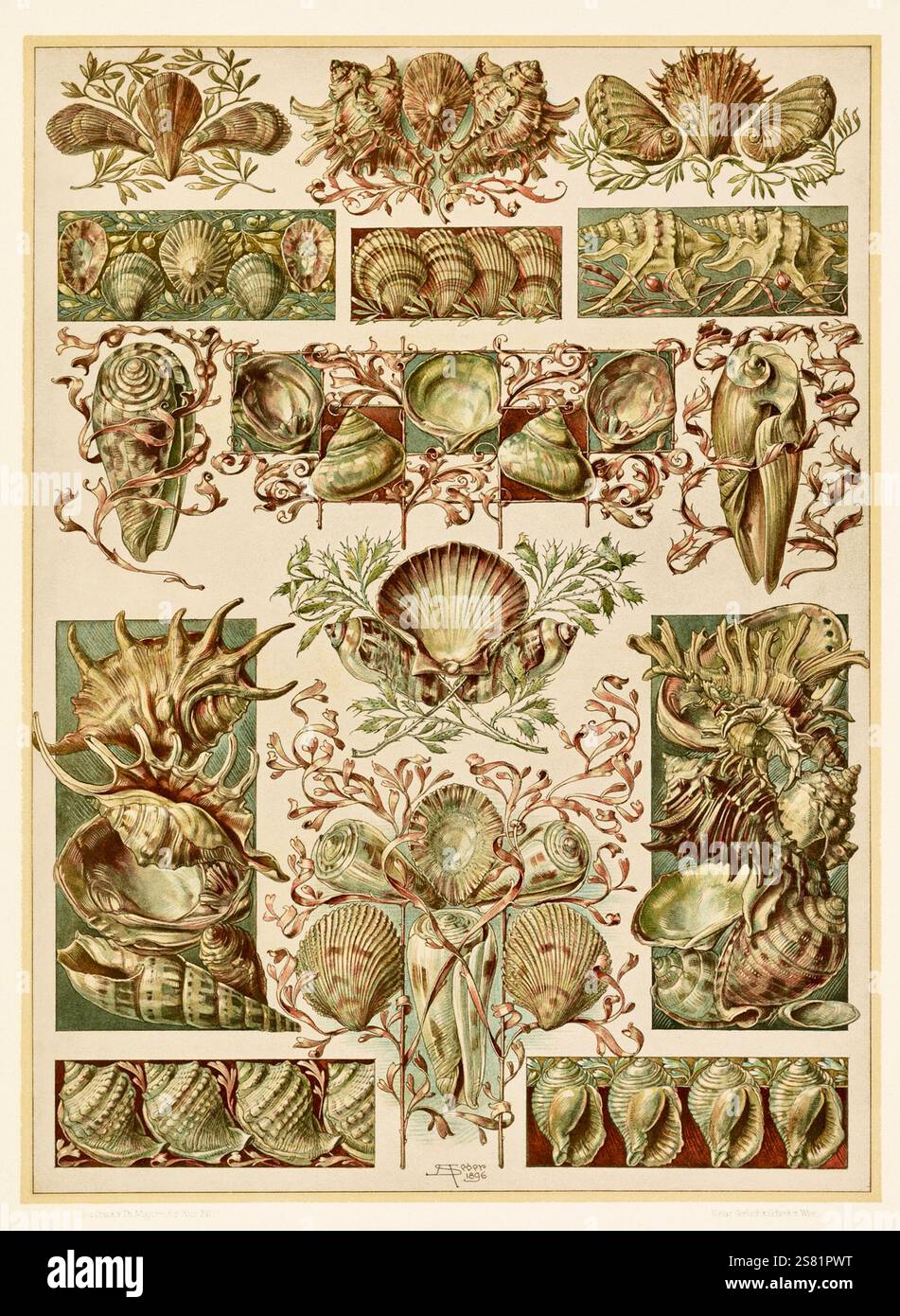 Anton Seder - The Animal in Decorative Arts - Intricate Art Nouveau Designs - 1896 - Fantastic ...