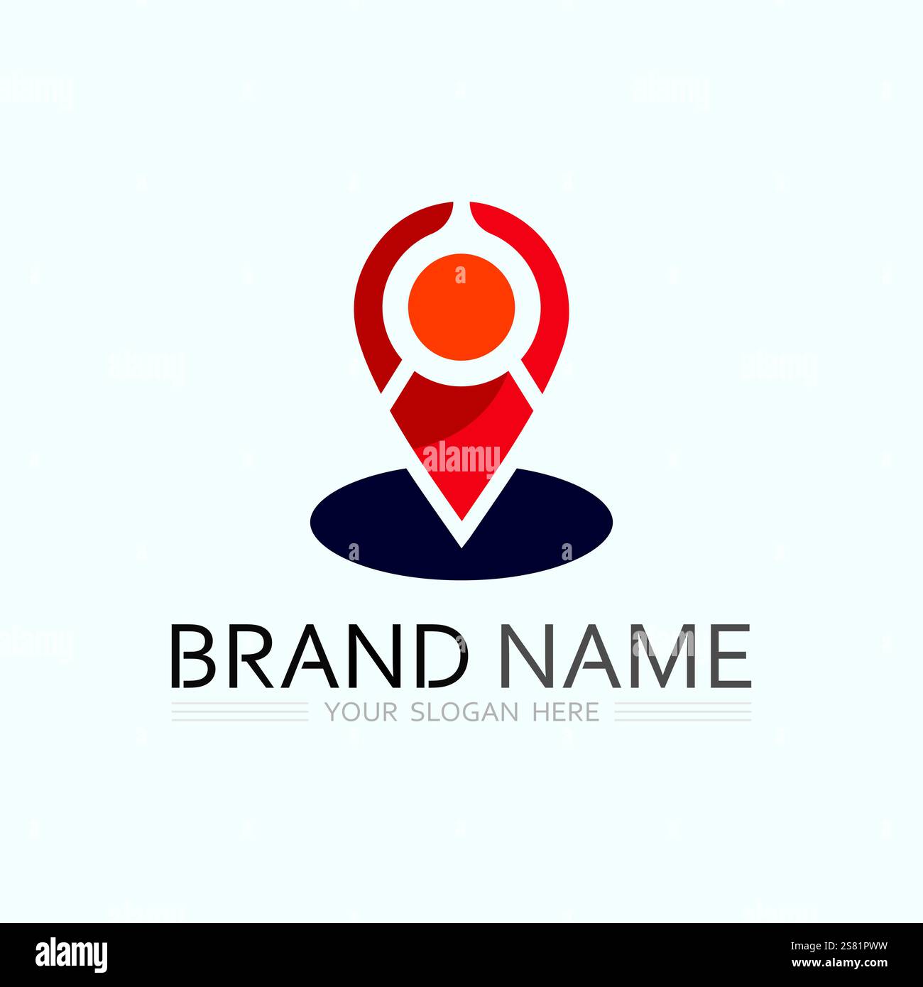 GPS and MAP logo navigator sign location symbol design vector ...