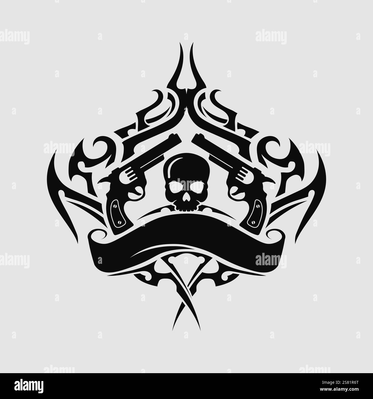 Gun logo icon and tactical design guns vector illustration Stock Vector ...