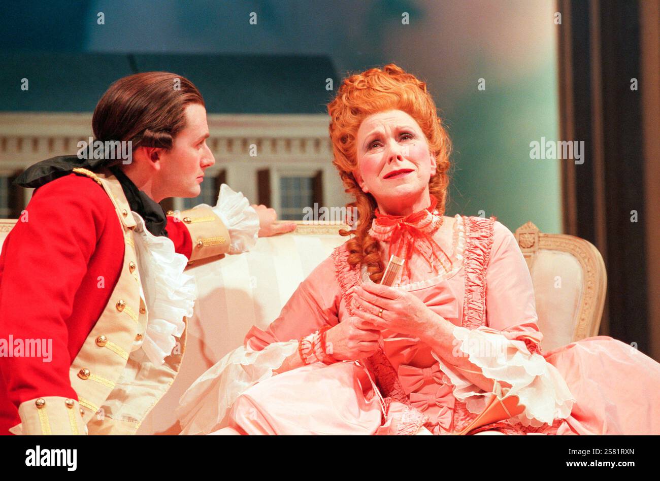 David Tennant (Jack Absolute), Wendy Craig (Mrs Malaprop) in THE RIVALS ...