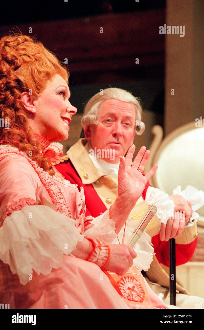 Wendy Craig (Mrs Malaprop), Benjamin Whitrow (Sir Anthony Absolute) in ...