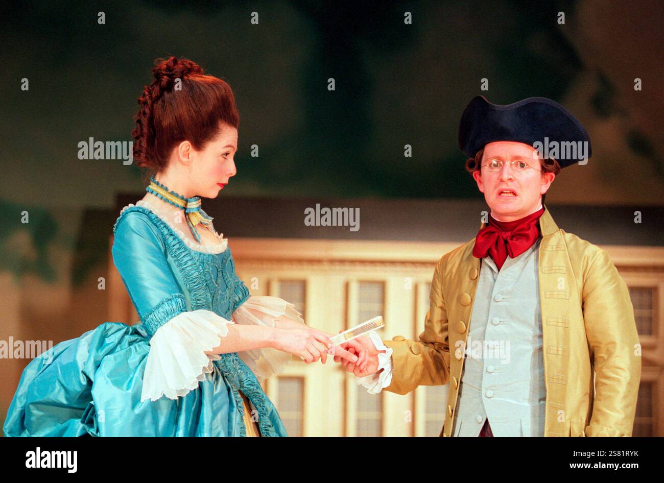 Jacqueline Defferary (Julia Melville), Ian Hughes (Faulkland) in THE ...