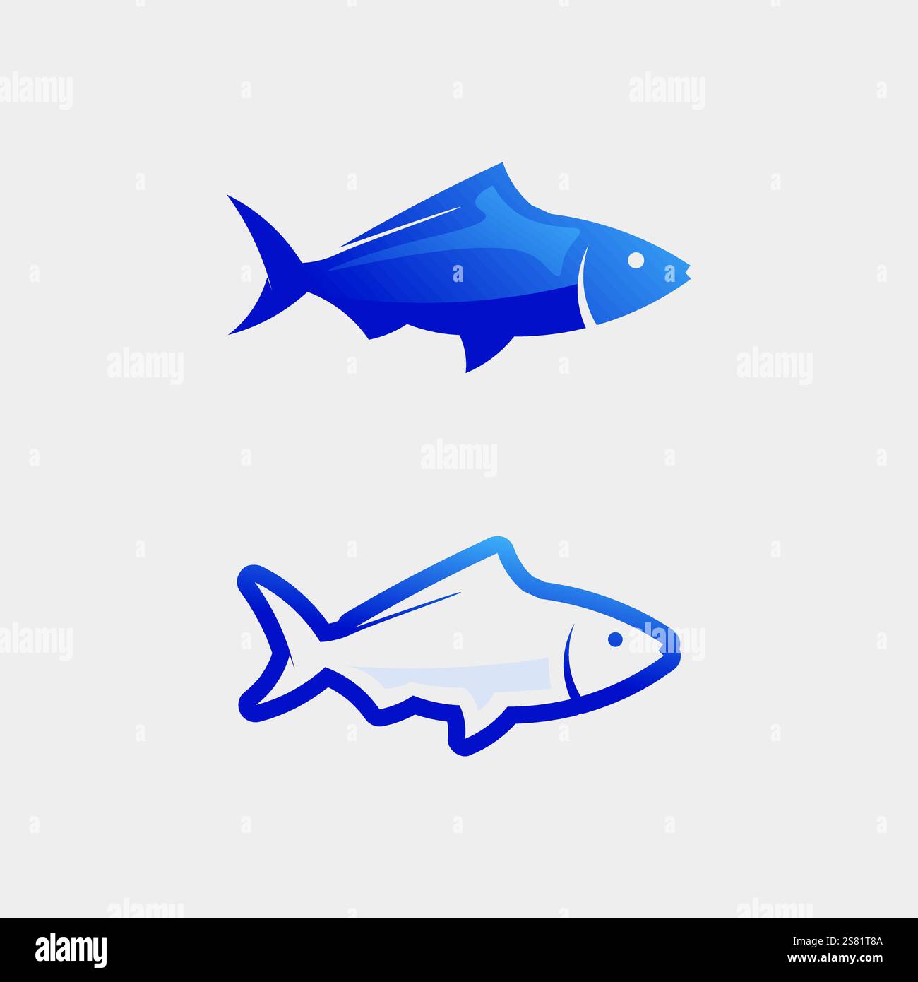 Fish and Fishing logo aquatic design animal vector illustration Stock ...