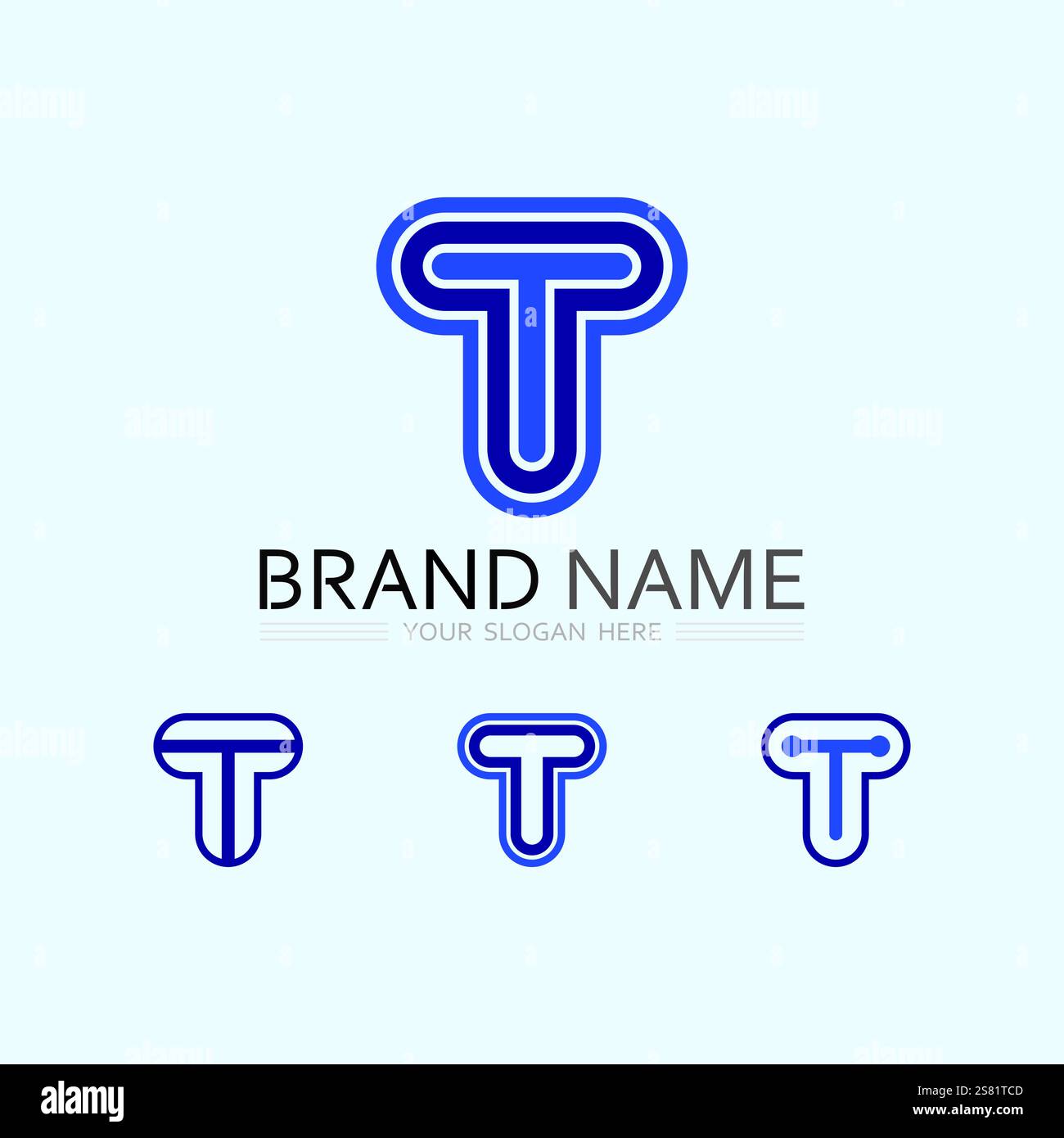 letter T logo image and font T design graphic vector Stock Vector Image ...