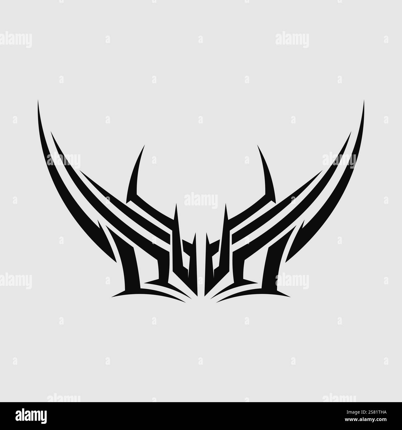 tribal tattoo vector logo design icon and sign tribal culture vintage ...