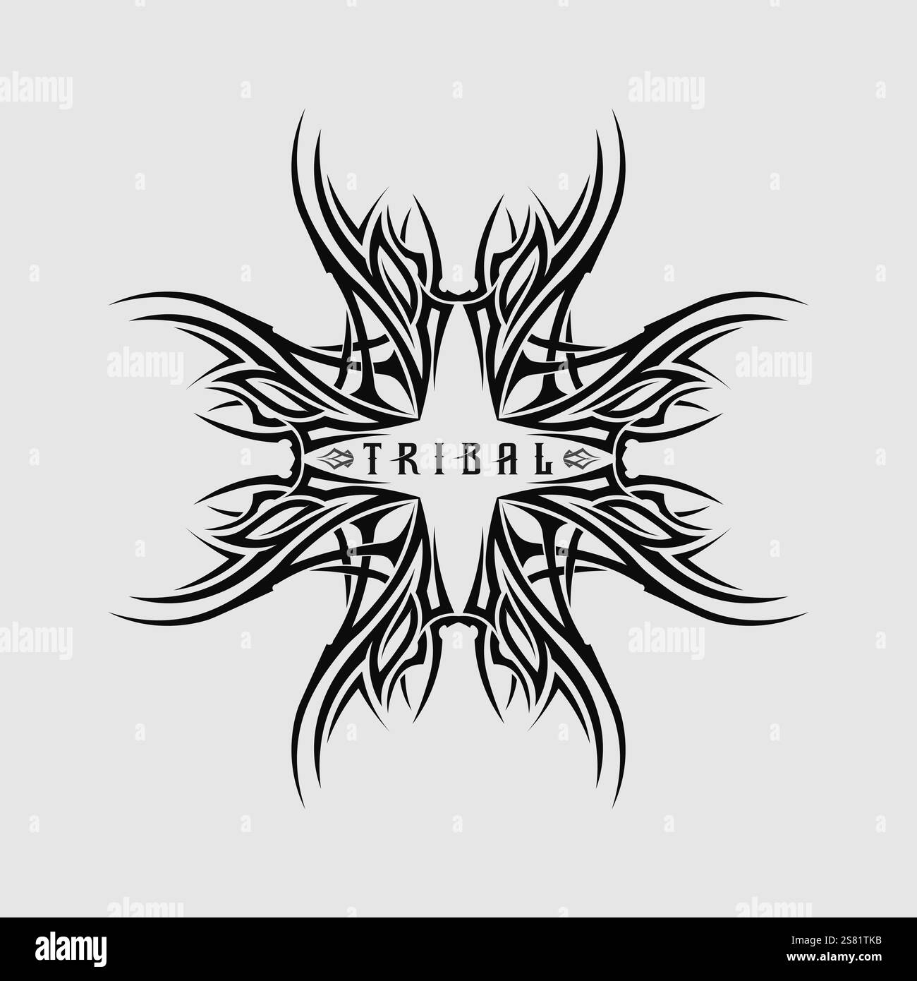 black tribal vector logo design icon and sign tribal Stock Vector Image & Art - Alamy