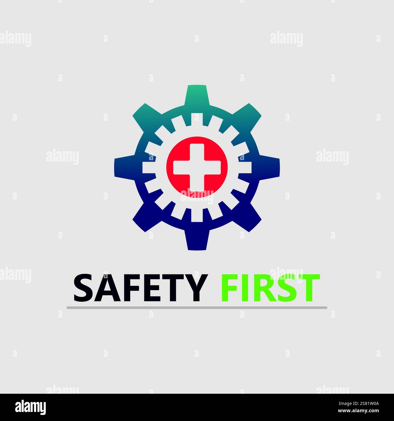 safety first logo icon vector design and illustration graphic sign ...