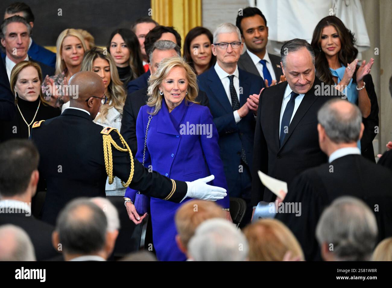 Washington, DC. 20th Jan, 2025. US First Lady Jill Biden and Second ...