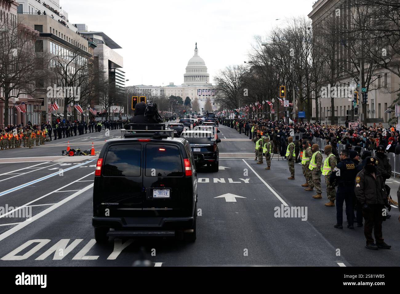 Washington, DC. 20th Jan, 2025. WASHINGTON, DC - JANUARY 20: The ...