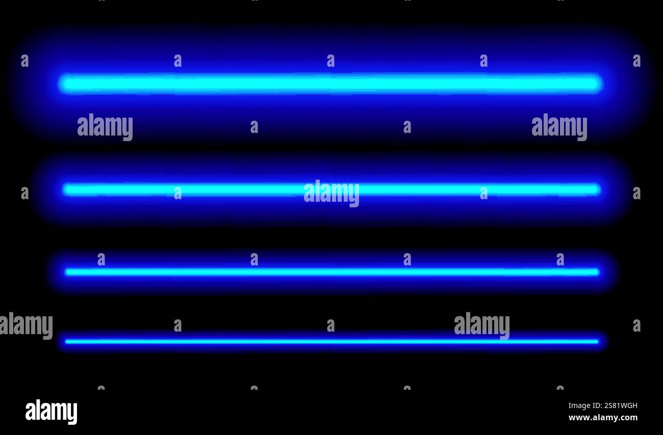 Laser light beam on black background. Vector Stock Vector Image & Art ...