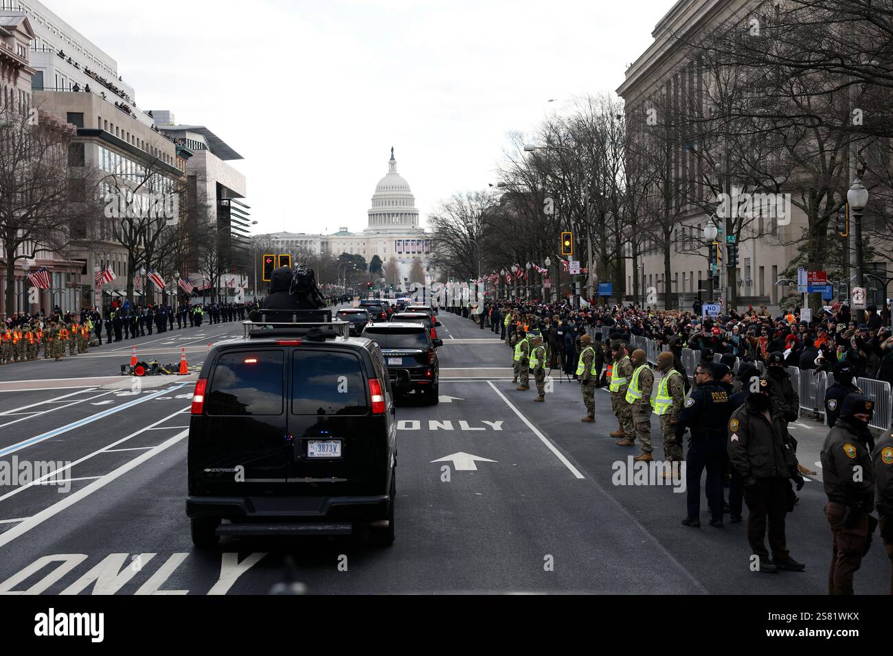 Washington, DC. 20th Jan, 2025. WASHINGTON, DC - JANUARY 20: The ...