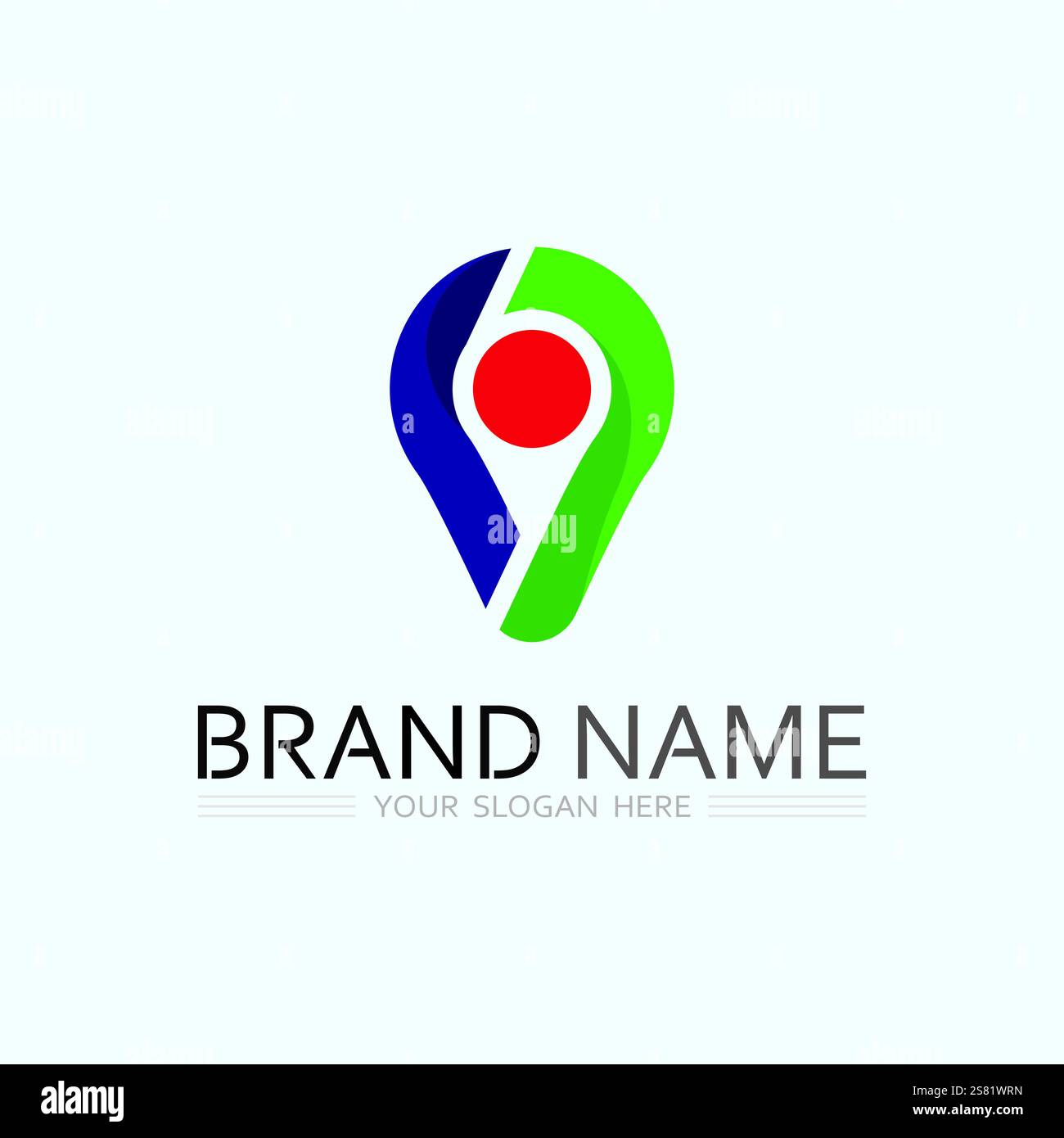 GPS and MAP logo navigator sign location symbol design vector ...