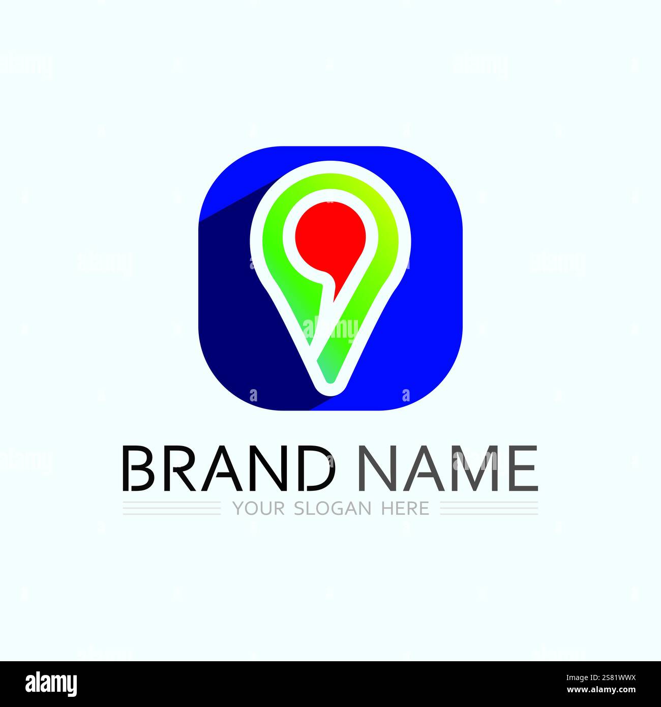 GPS and MAP logo navigator sign location symbol design vector ...