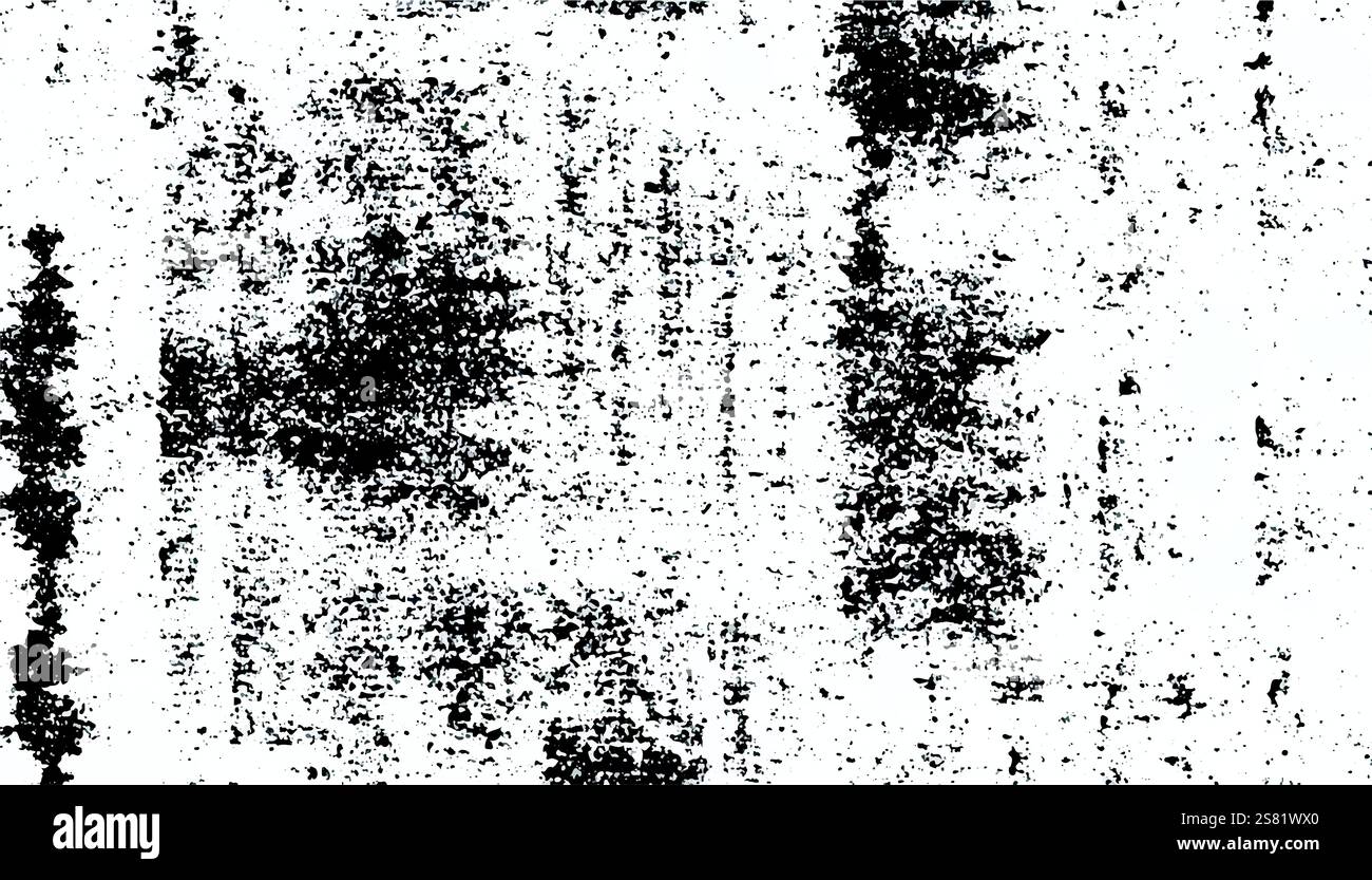Grunge background. Black and white vector. Abstract texture of dust, dirt, stains. Grunge ...
