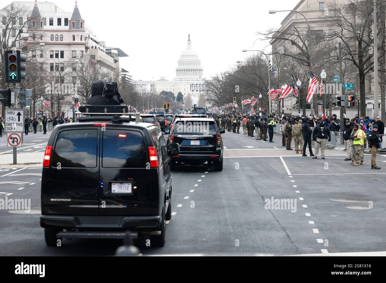 Washington, DC. 20th Jan, 2025. WASHINGTON, DC - JANUARY 20: The ...