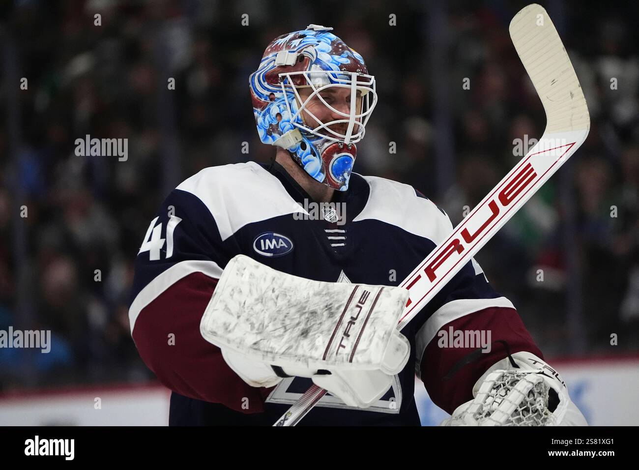 Colorado Avalanche goaltender Scott Wedgewood (41) in the second period ...