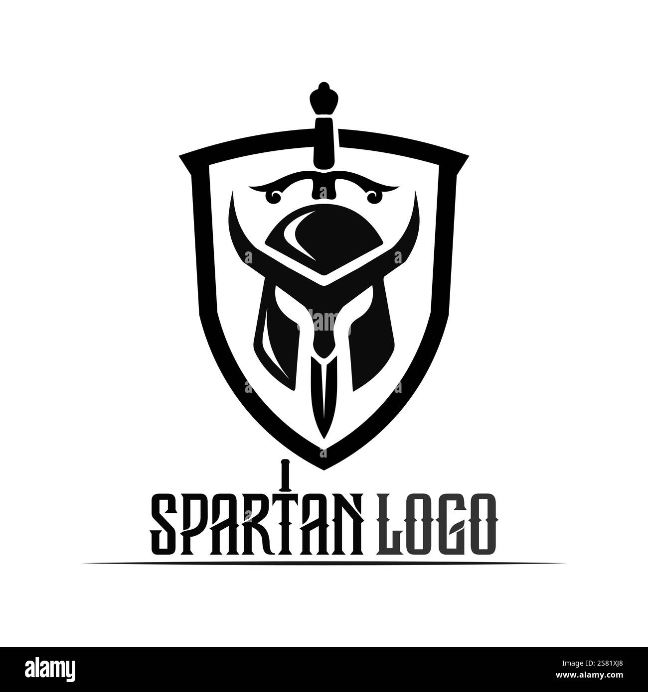 spartan logo icon designs vector Stock Vector Image & Art - Alamy
