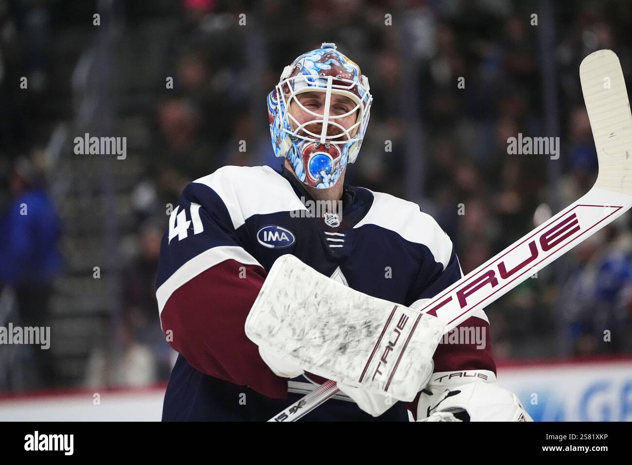 Colorado Avalanche goaltender Scott Wedgewood (41) in the second period ...