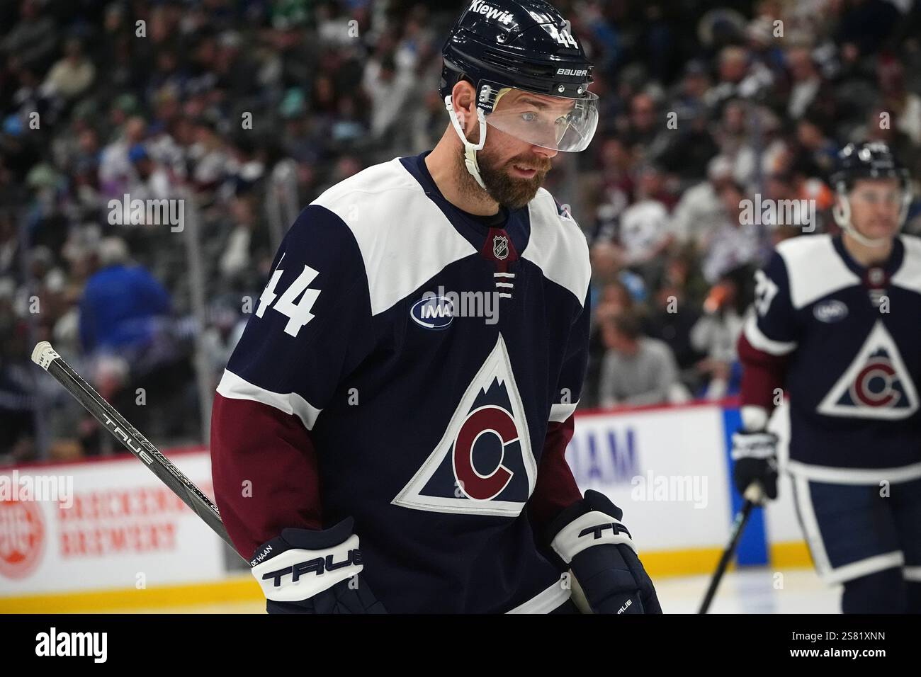 Colorado Avalanche defenseman Calvin de Haan (44) in the second period ...