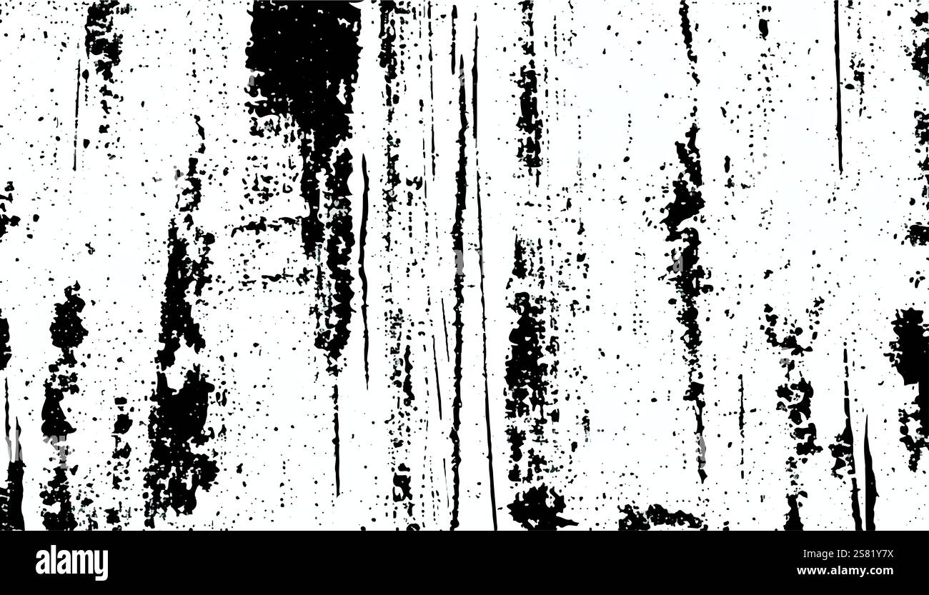 Grunge background. Black and white vector. Abstract texture of dust ...