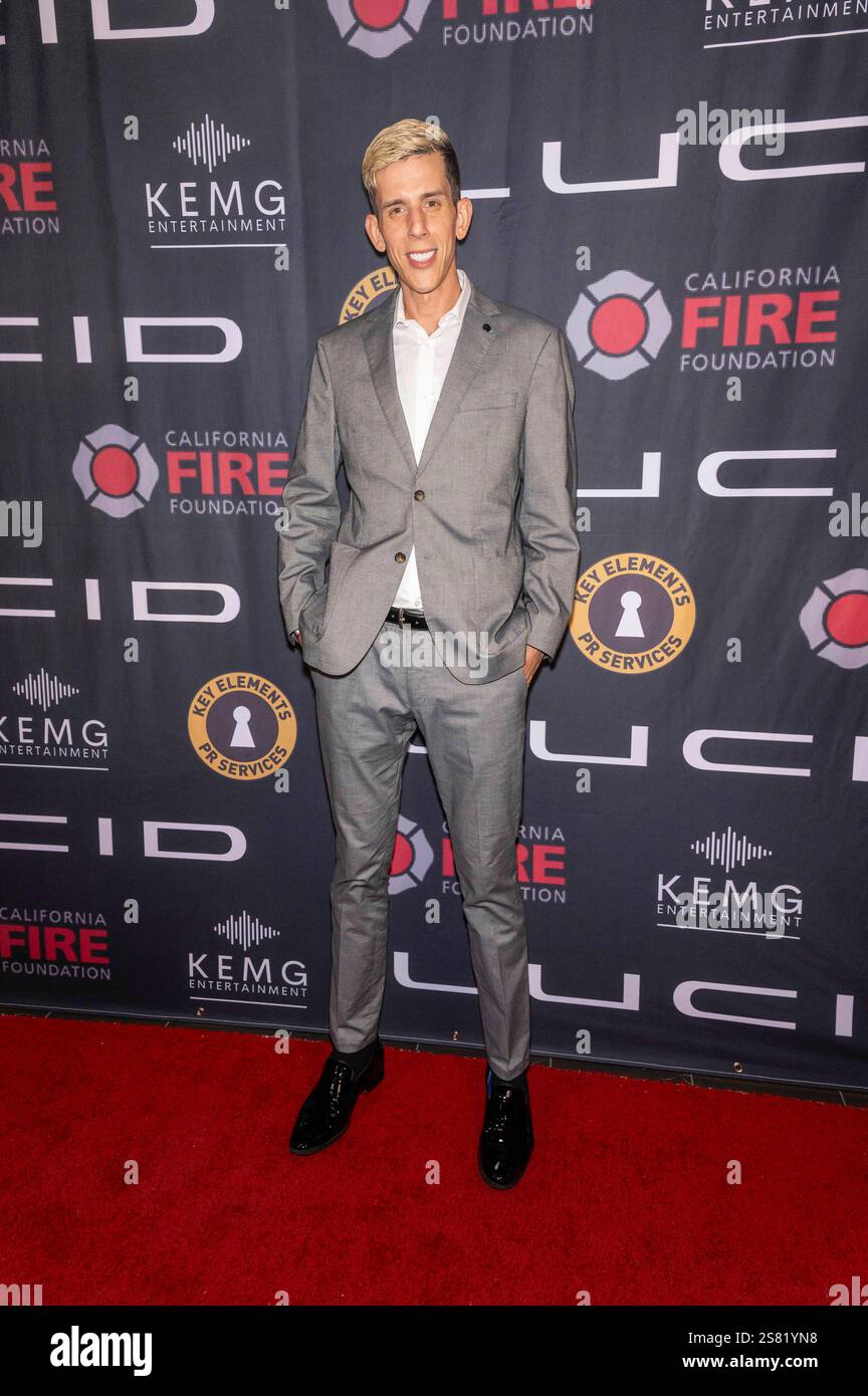 Vincent Daugherty beim Pre-Grammy-Auftakt und einer Spendenaktion für ...