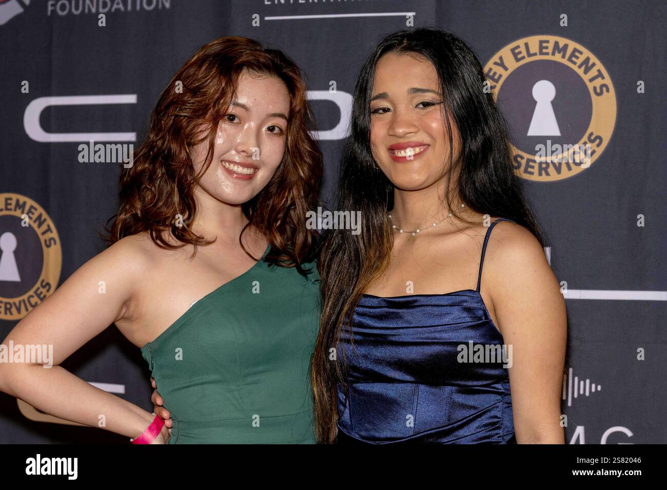 Evelyn Wan und Emely Otsuka beim Pre-Grammy-Auftakt und einer ...