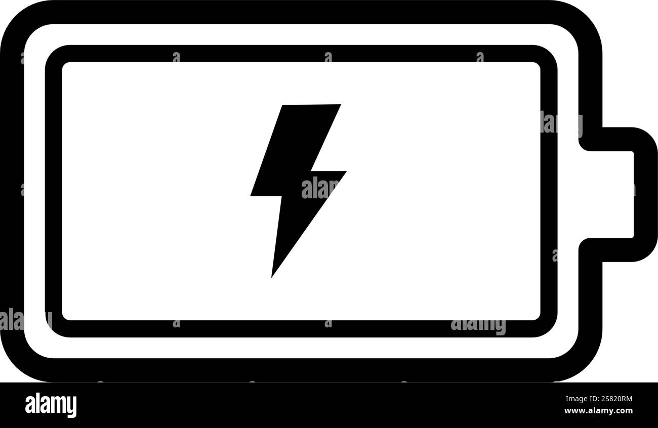 battery, battery charging - vector icon Stock Vector Image & Art - Alamy