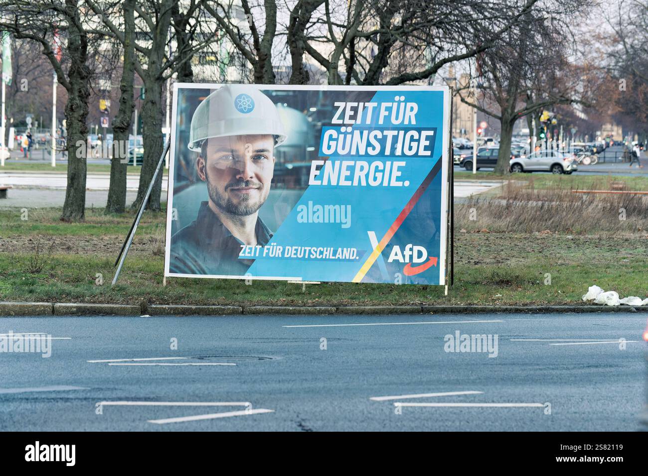 20.01.2025,Berlin,Wahlplakat der AfD zur Wahl des Deutschen Bundestag am 23. Februar 2025 *** 20 ...