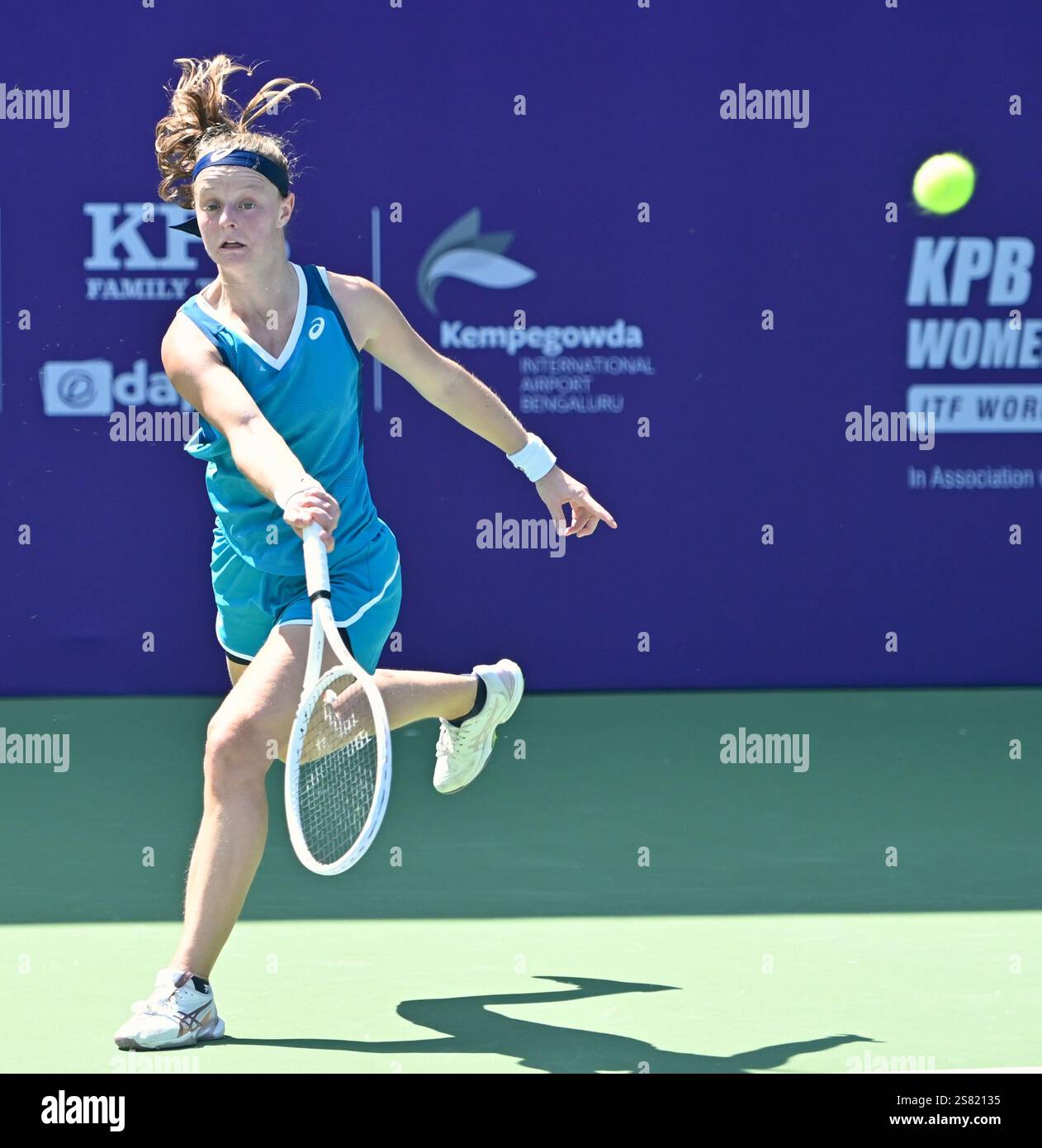 Bengaluru, India. 20th Jan, 2025. France tennis player Alice Robbe ...