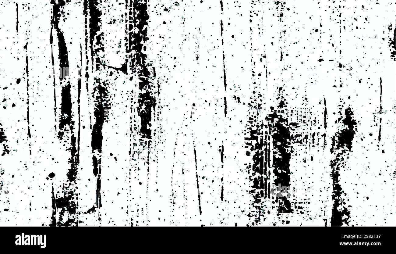 Grunge background. Black and white vector. Abstract texture of dust ...