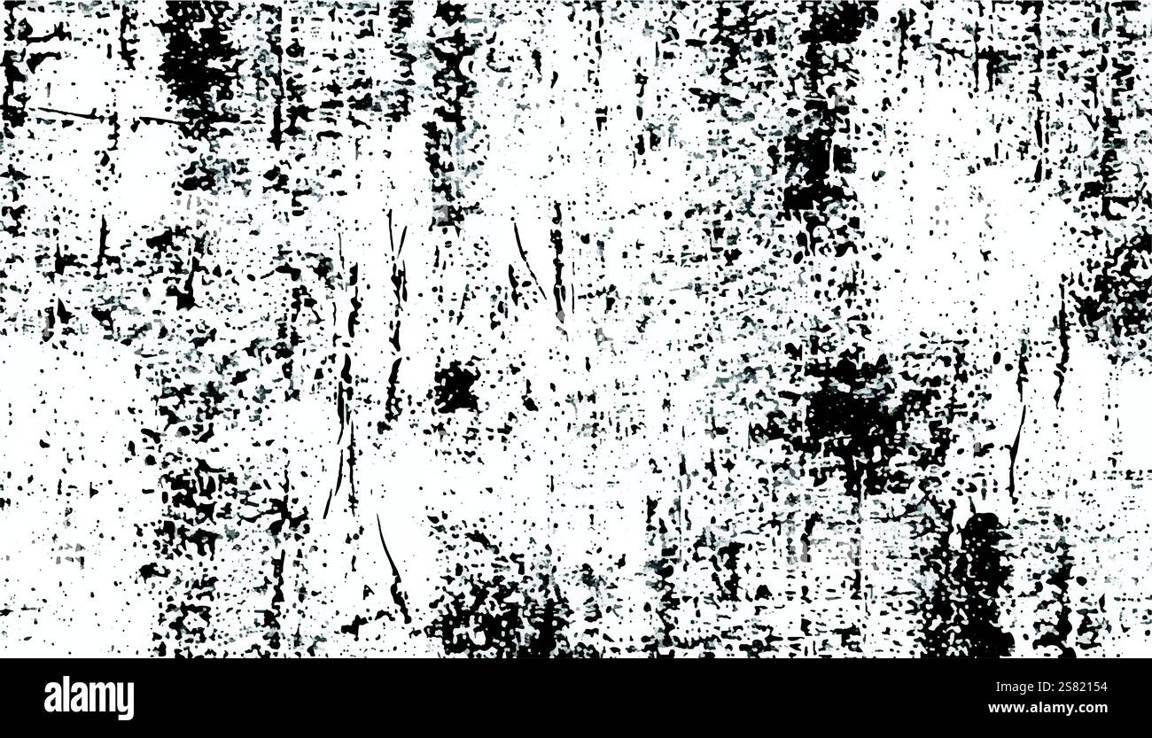 Grunge background. Black and white vector. Abstract texture of dust ...