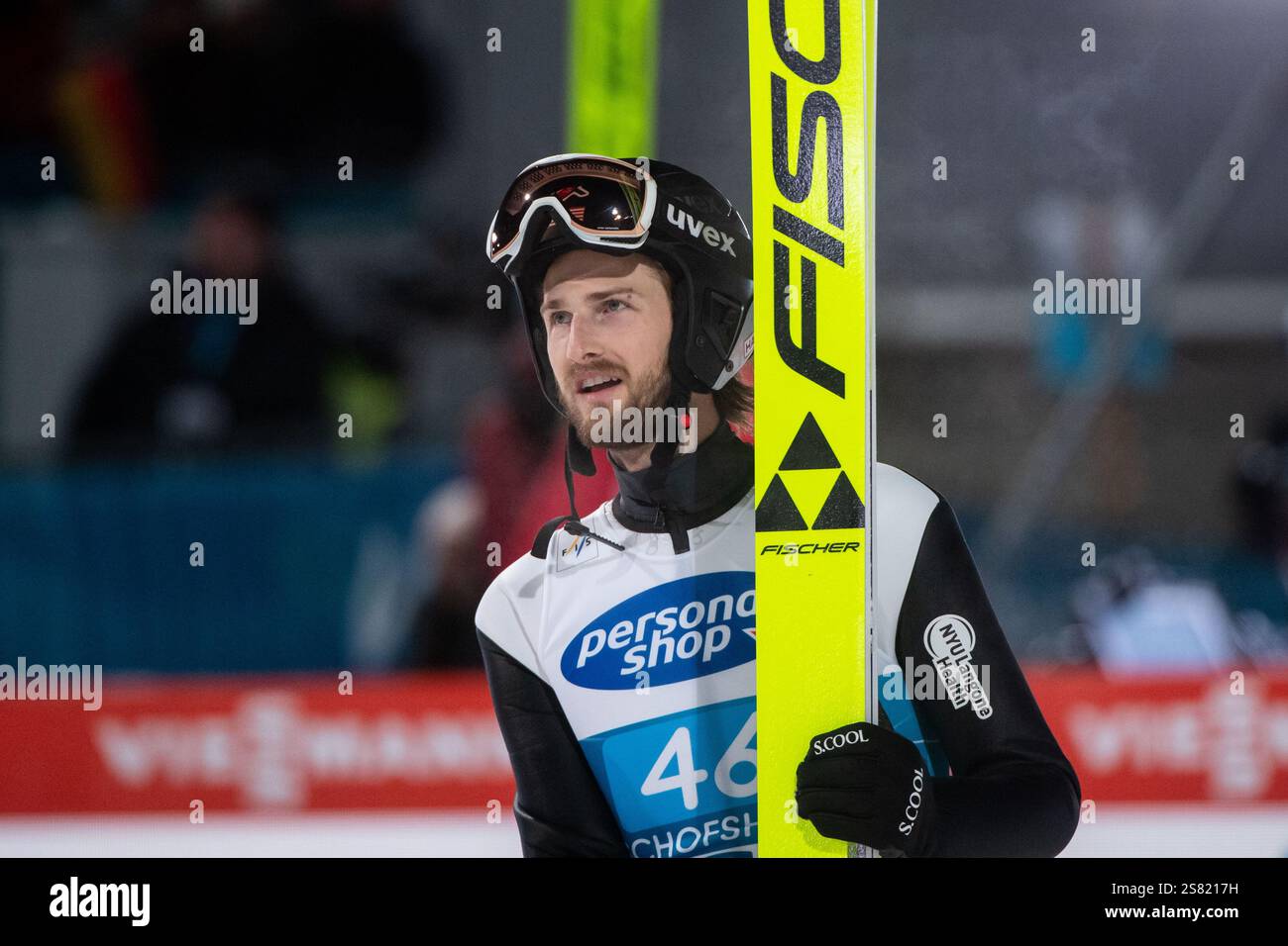 BICKNER Kevin (USA) im Ziel, AUT, FIS Viessmann Skisprung Weltcup ...
