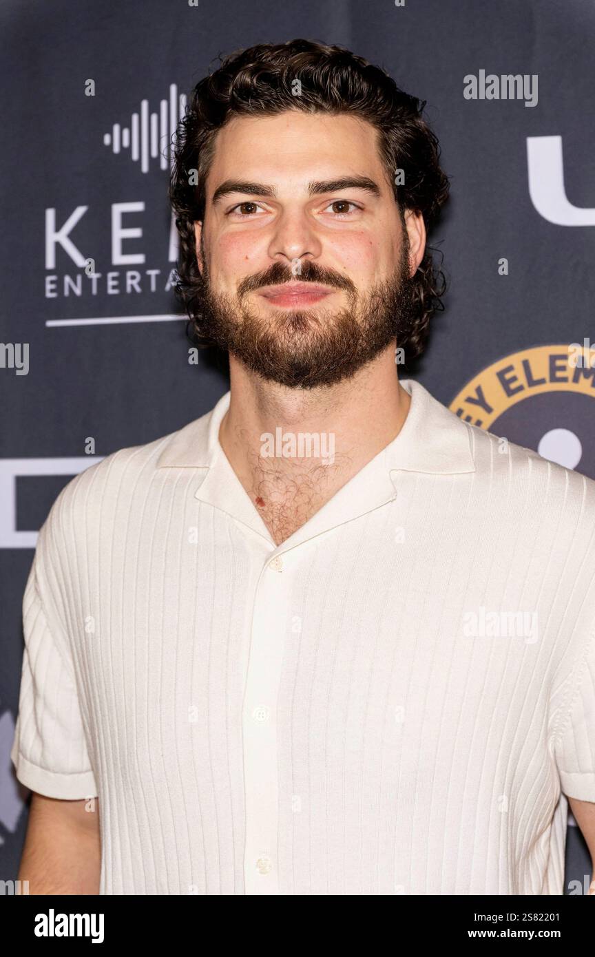 Pierce Matthew Albert beim Pre-Grammy-Auftakt und einer Spendenaktion für die California Fire ...