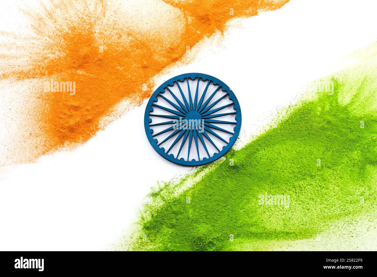 India Republic Day. Indian Flag Colors Stock Photo - Alamy