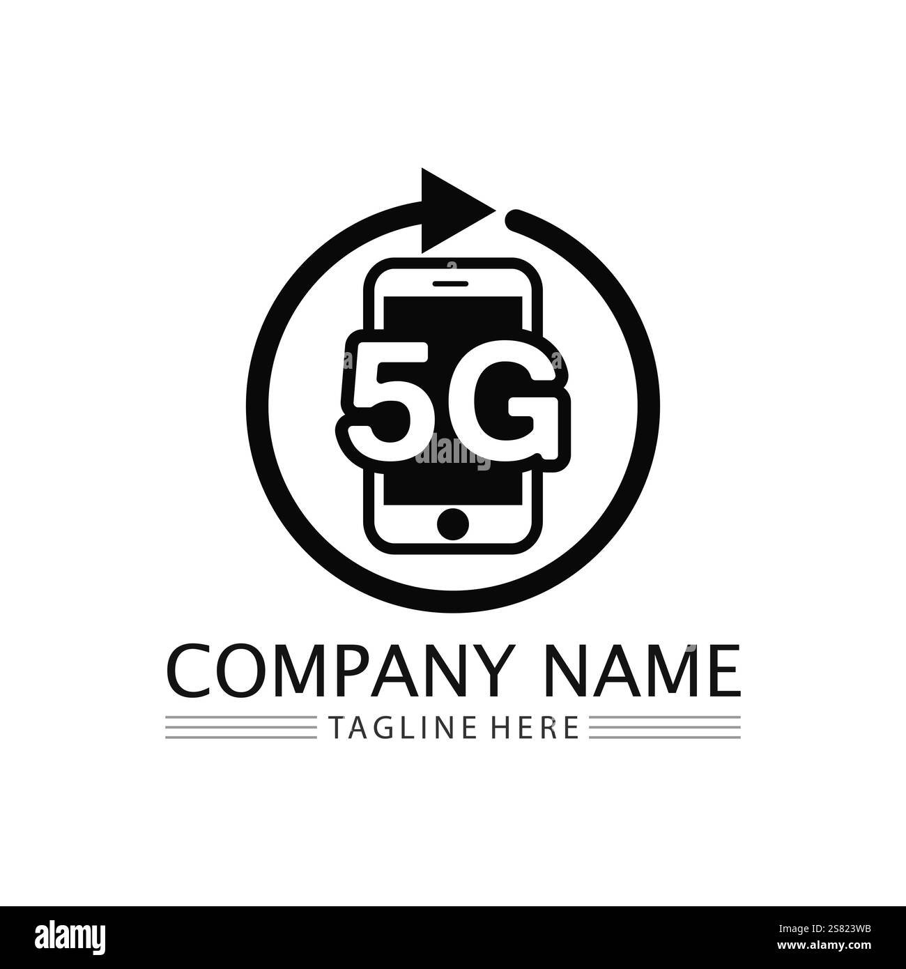 smart phone icon logo design and vector illustration Stock Vector Image ...
