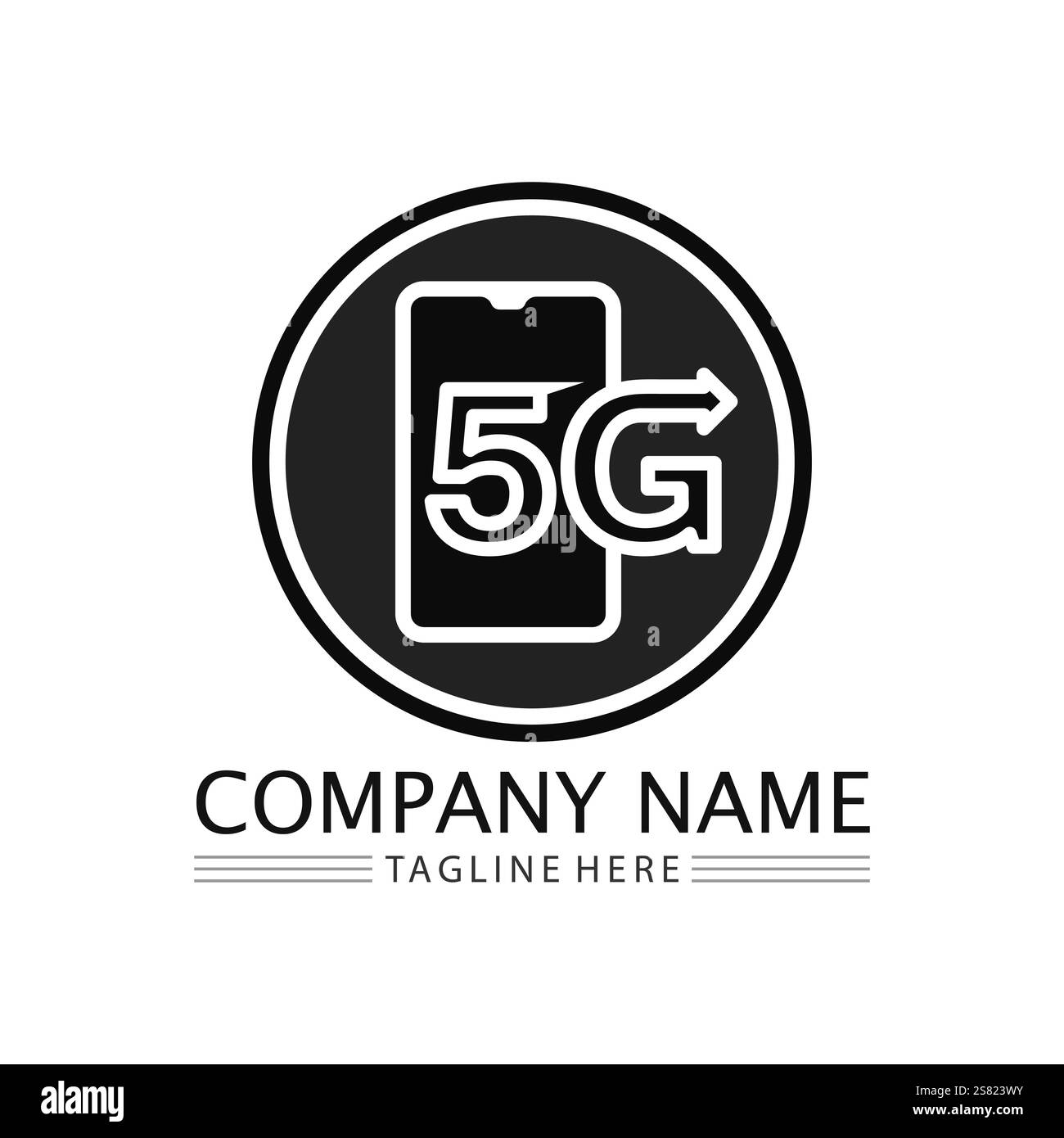 smart phone icon logo design and vector illustration Stock Vector Image ...