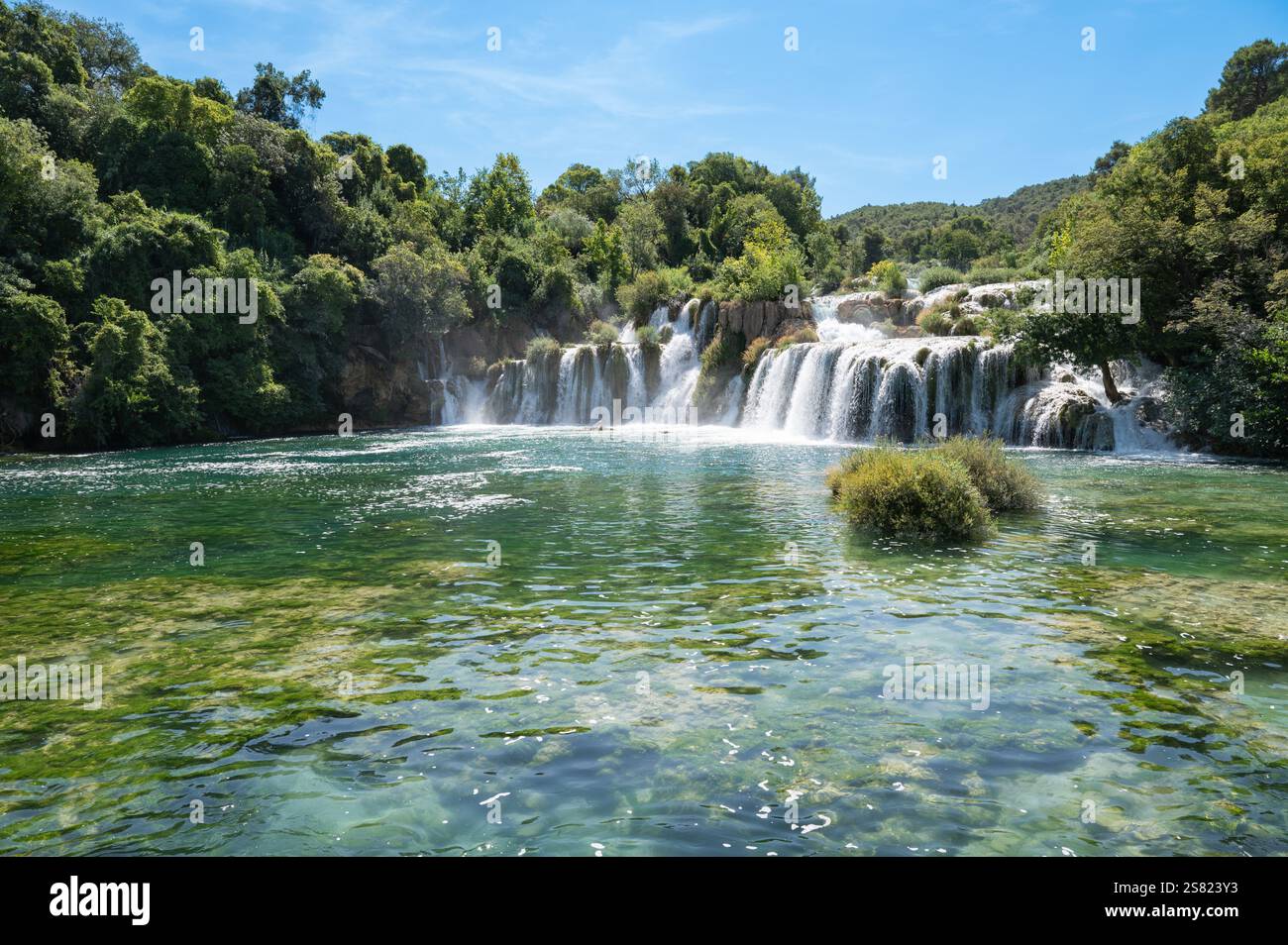 Beautiful waterfalls in krka hi-res stock photography and images - Alamy