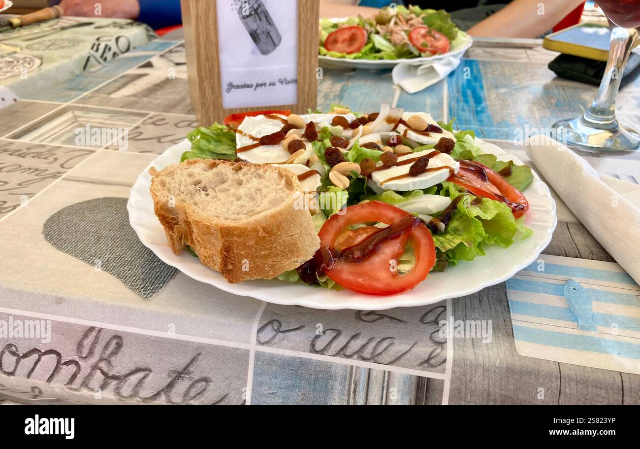Homemade Goats Cheese Salad from Locally Sourced and Grown Produce with ...