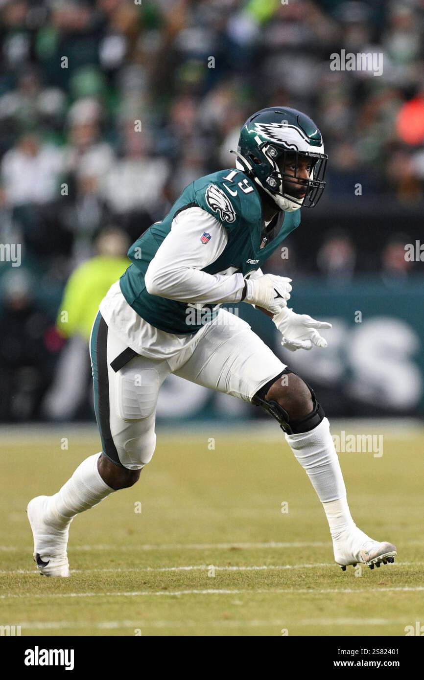 Philadelphia Eagles linebacker Josh Sweat (19) in action during the ...