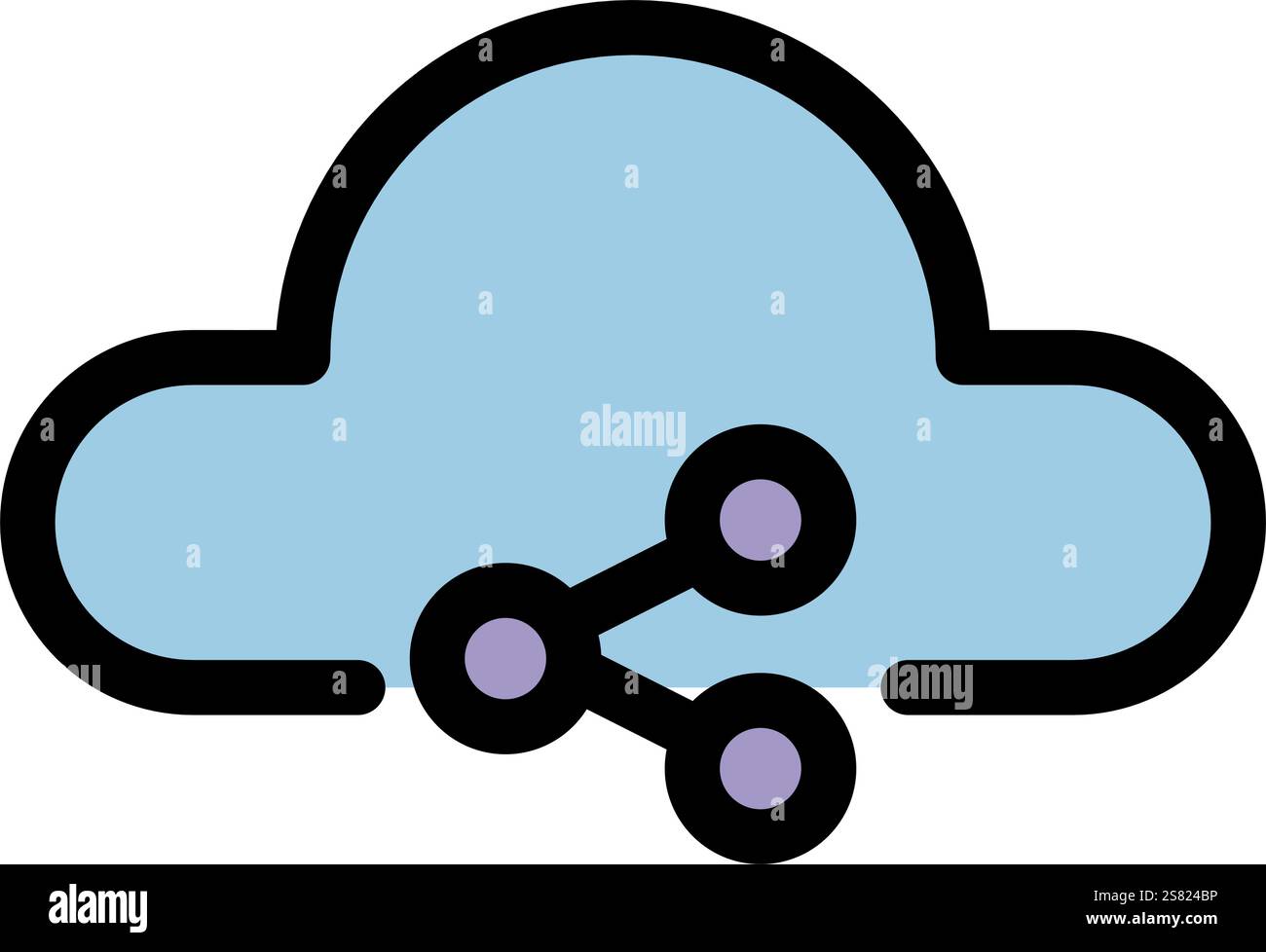 Cloud computing symbol - Cloud computing, cloud infrastructure, technology and network icon ...