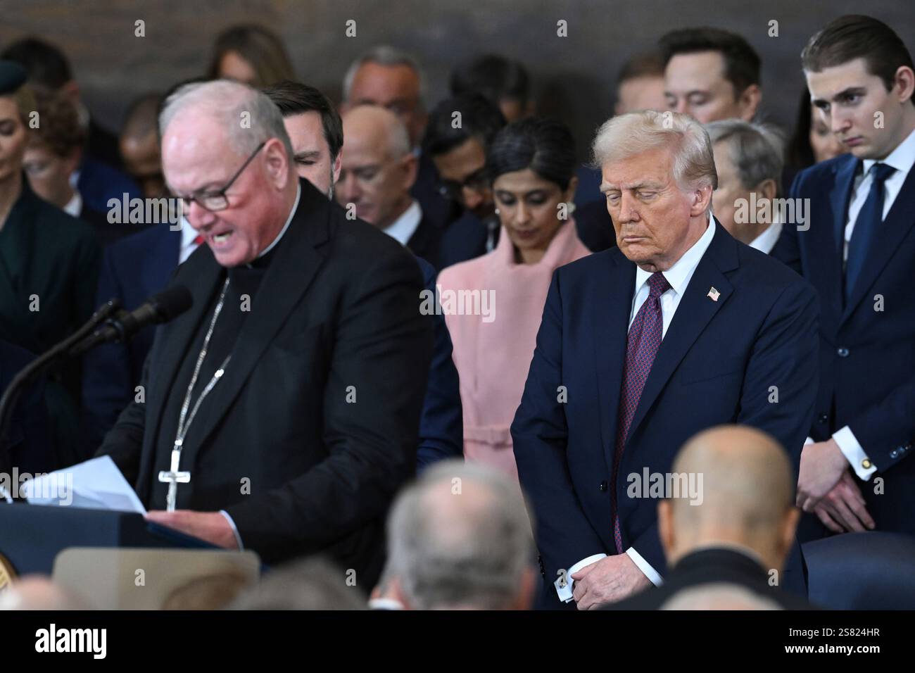 Washington, DC. 20th Jan, 2025. Archbishop of New York Cardinal Timothy ...