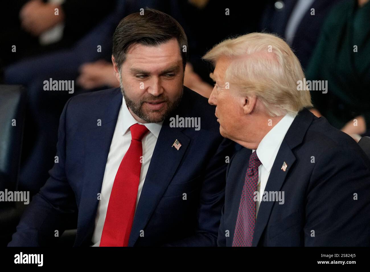 President-elect Donald Trump and Vice President-elect JD Vance arrive ...