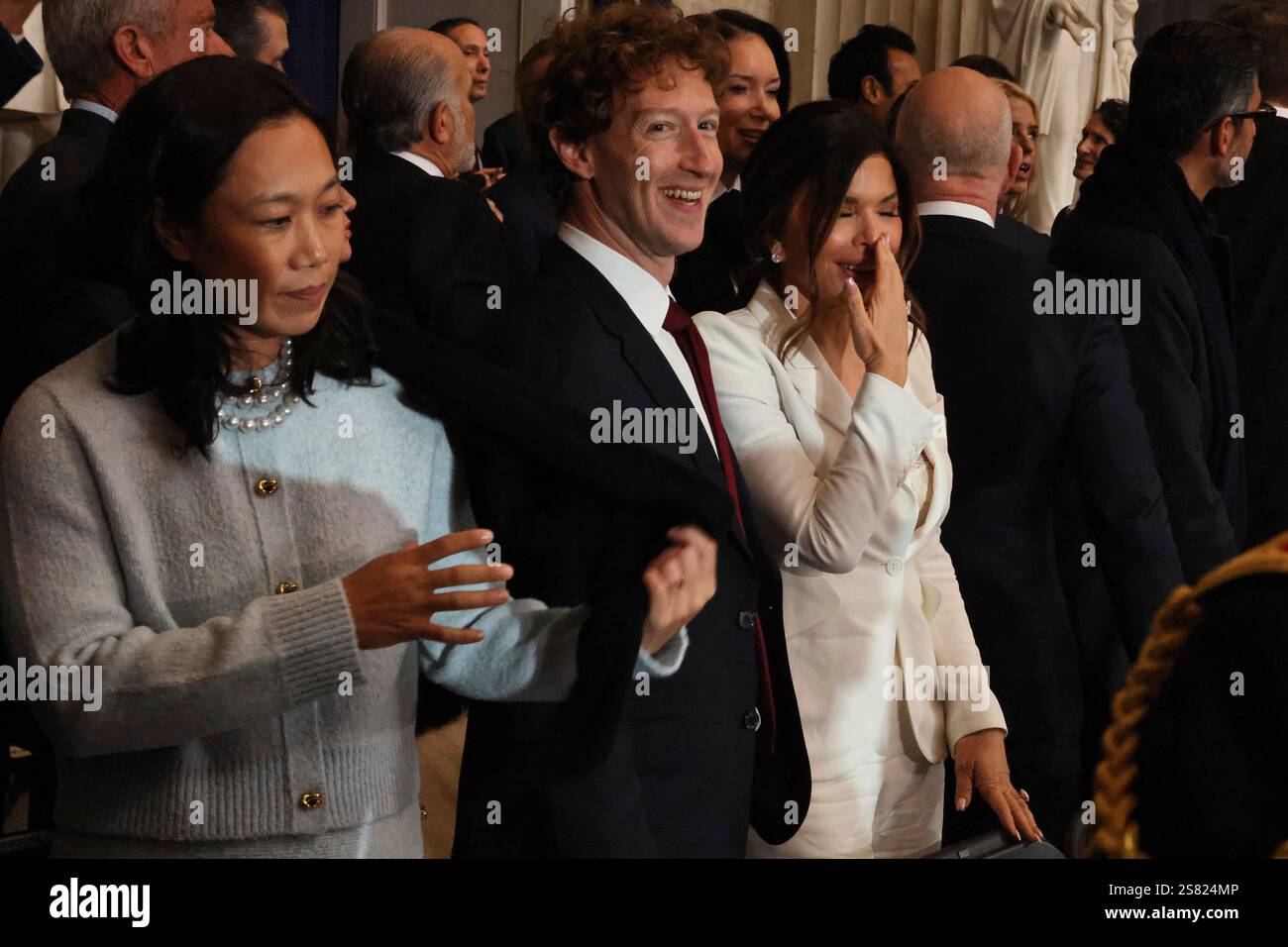 Washington, DC. 20th Jan, 2025. WASHINGTON, DC - JANUARY 20: (L-R ...