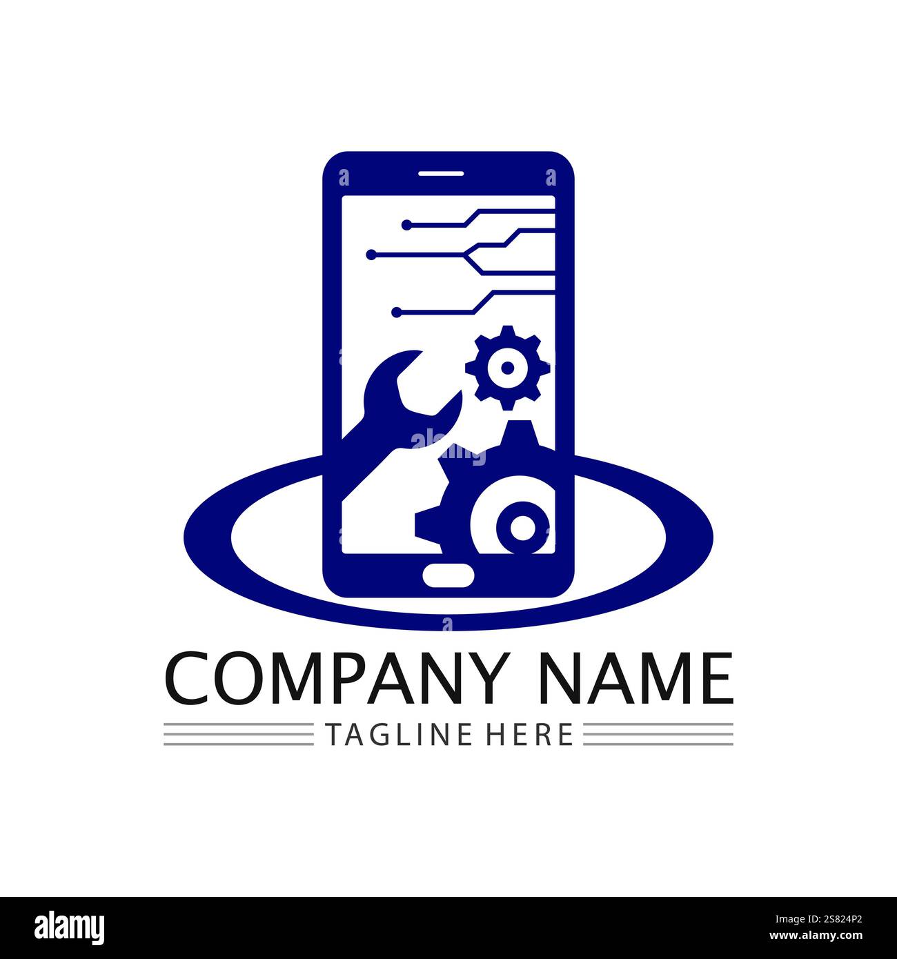 smart phone icon logo design and vector illustration Stock Vector Image ...