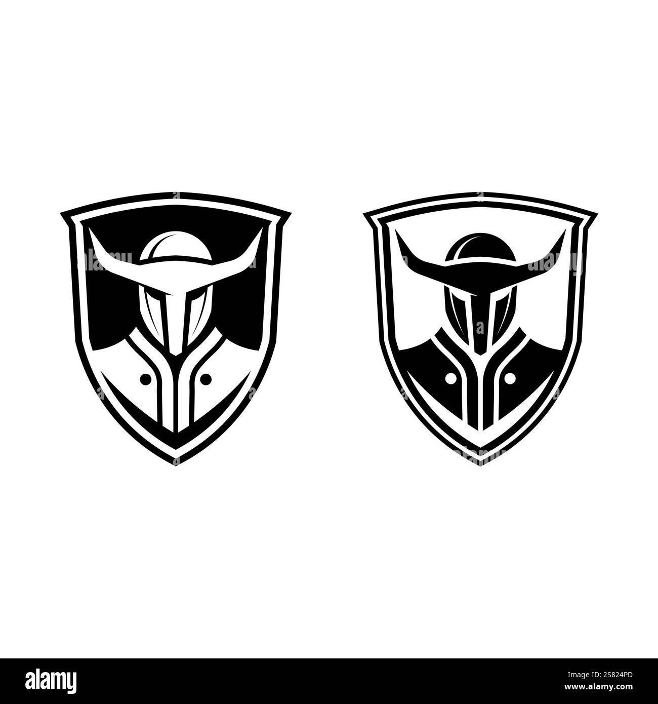spartan and gladiator logo icon designs vector Stock Vector Image & Art ...