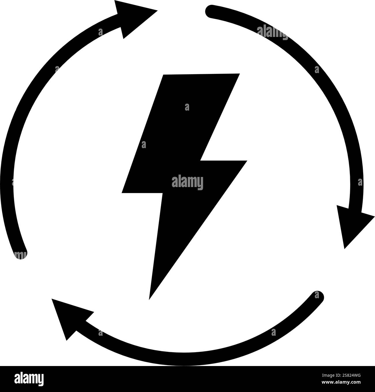 renewable energy, energy cycle, charging Stock Vector Image & Art - Alamy