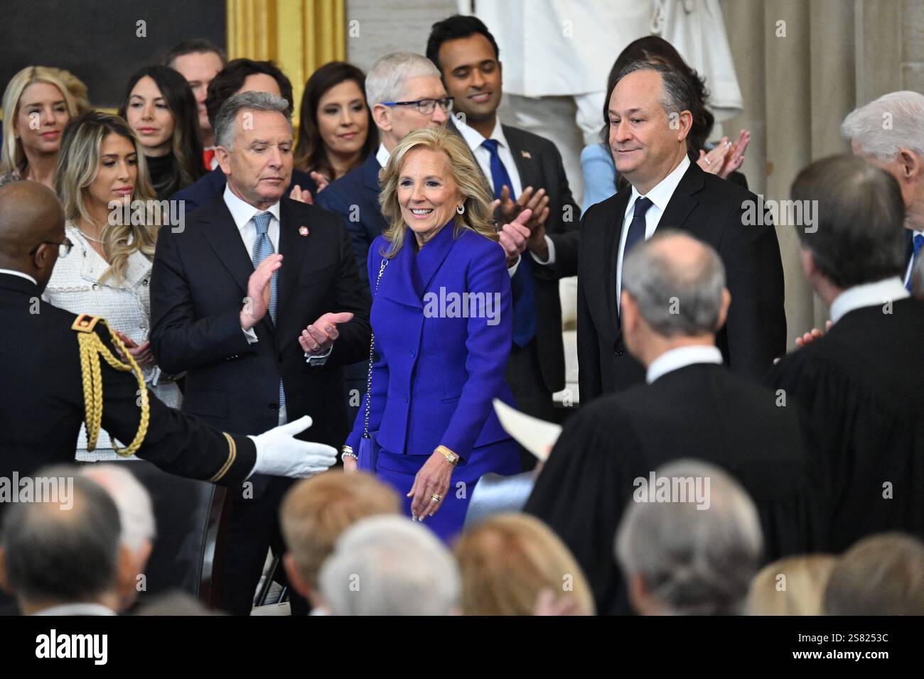 Dc, United States. 20th Jan, 2025. US First Lady Jill Biden and Second ...